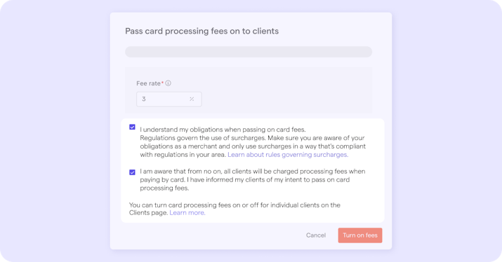 Passing on credit card fees to customers or clients? What to Consider