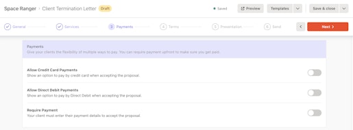 Creating a client disengagement letter | Ignition Product Learning…