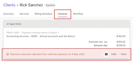 Best practices for managing rejected payment methods in Ignition