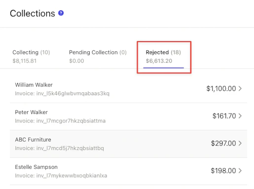 Best practices for managing rejected payment methods in Ignition