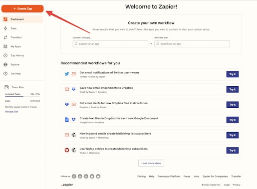 Zapier: Content Snare and Ignition | Ignition Product Learning Center