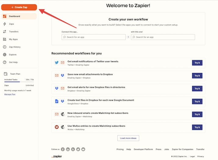 Zapier: Content Snare and Ignition | Ignition Product Learning Center