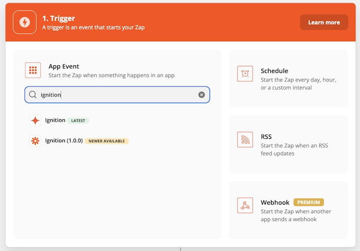 Zapier: Content Snare and Ignition | Ignition Product Learning Center