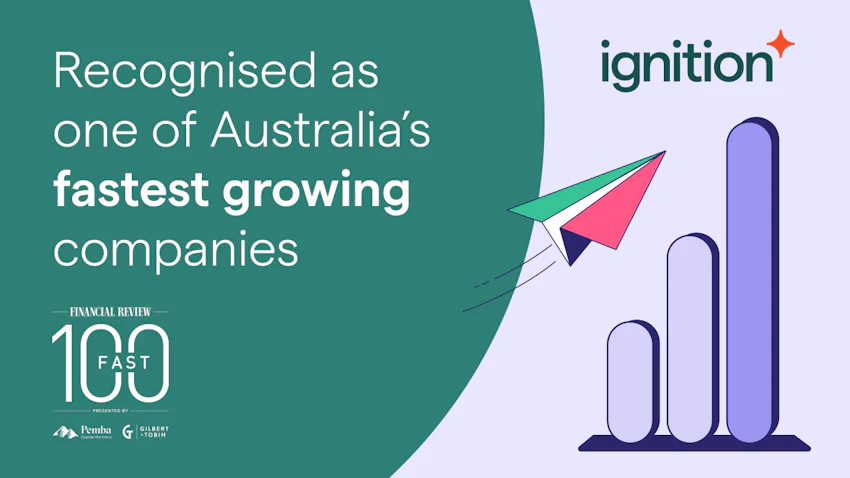 Ignition recognised for its rapid growth in AFR Fast 100 | Ignition